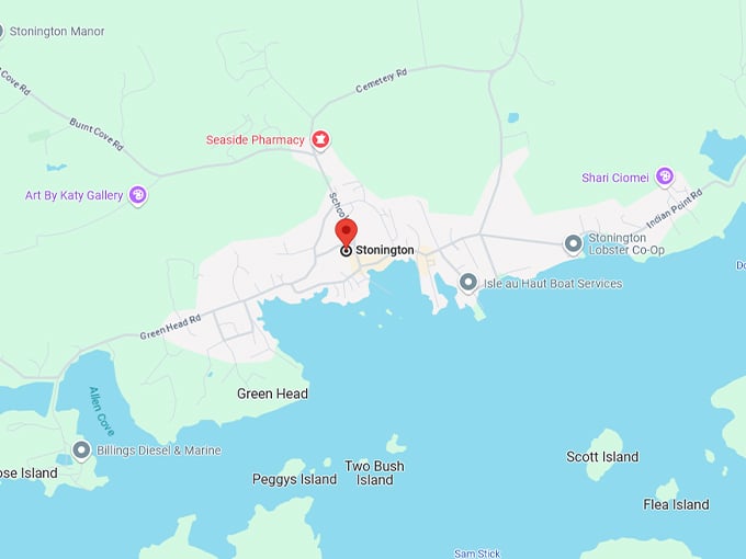 stonington, maine 10 map