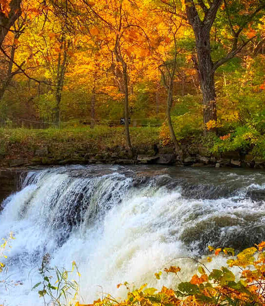 stunning hidden waterfall minnesota ftr