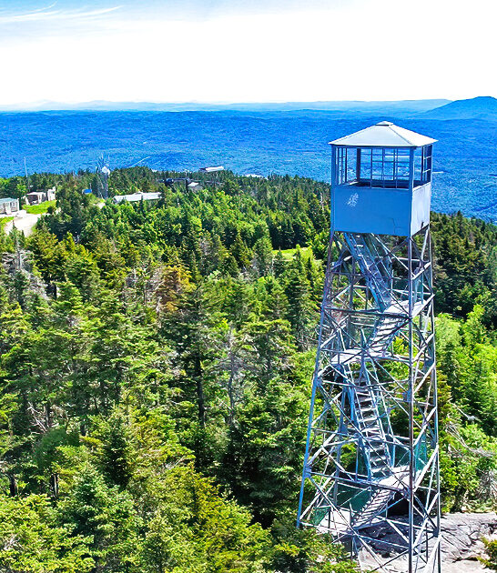 tall fire tower vermont ftr