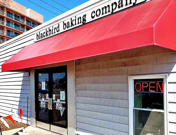 The unassuming storefront with its cherry-red awning belies the baking magic happening inside Blackbird Baking Company. Like finding a $20 in your winter coat!