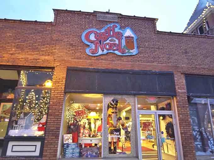 The unassuming brick fa&ccedil;ade of Castle Noel belies the Christmas wonderland waiting inside &ndash; like finding Narnia in a strip mall.