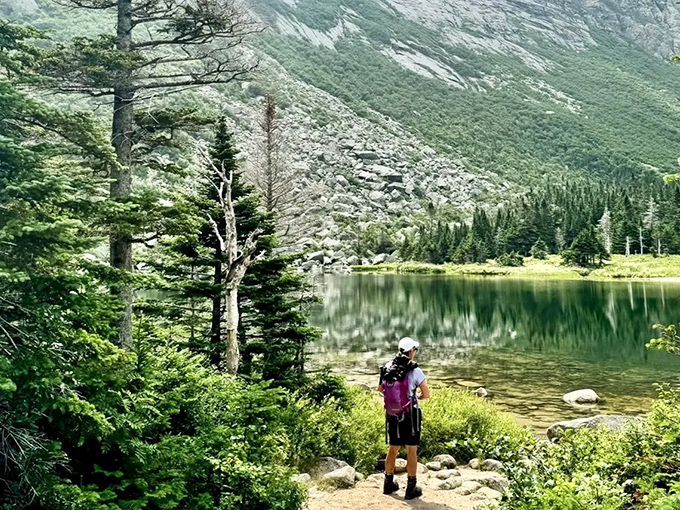 Nature's grandstand: Baxter State Park unfolds like a living postcard, where wilderness and wonder collide in spectacular fashion.