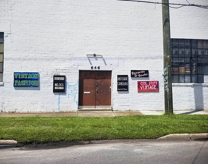 Cool Stuff Vintage: Don't let the simple exterior fool you &ndash; behind this unassuming white facade lies a wonderland of vintage treasures waiting to be discovered.