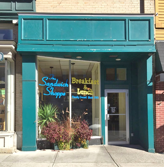 The turquoise storefront beckons like a beacon of sandwich salvation on Rutland's Center Street &ndash; unassuming yet unforgettable.