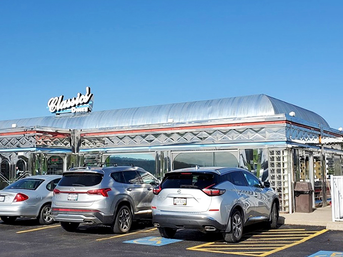 A chrome-plated time machine disguised as a diner. Step inside and prepare for a journey through flavor and nostalgia!