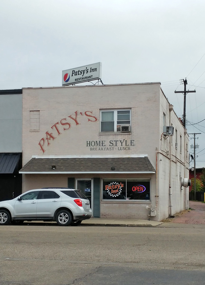 Welcome to Patsy's Inn, where the unassuming exterior hides a treasure trove of comfort food delights. Don't judge this book by its cover!