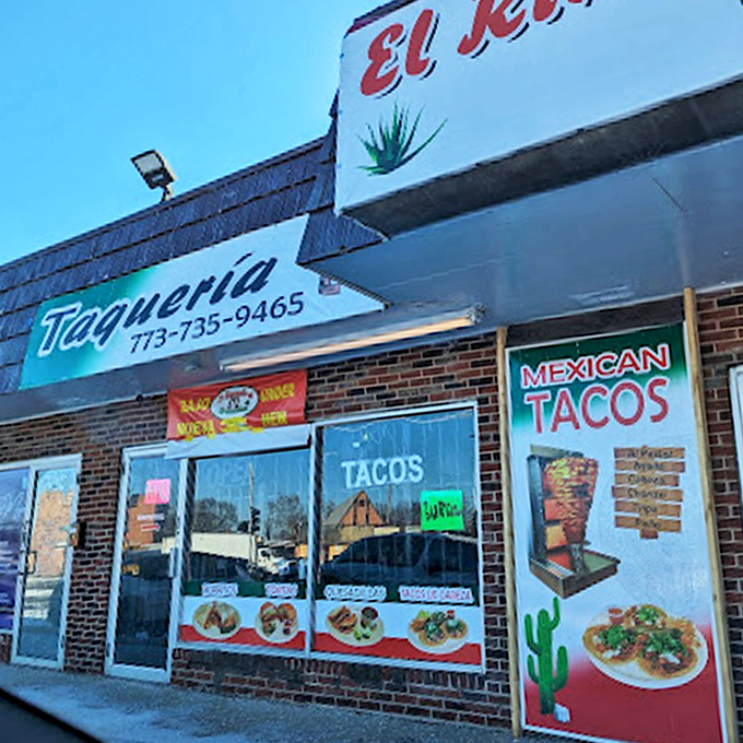 A humble storefront that proves great things come in unassuming packages. Like finding a diamond in a strip mall setting.