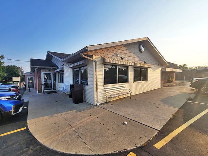 The unassuming facade of Nutcracker Family Restaurant hides a world of culinary treasures within. Like finding a diamond in your grandmother's cookie jar.