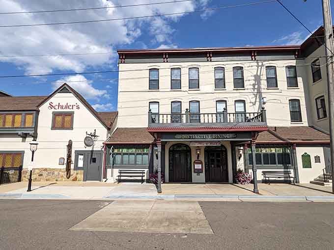 Schuler's Restaurant & Pub stands proud in downtown Marshall, a beacon for sandwich pilgrims statewide.