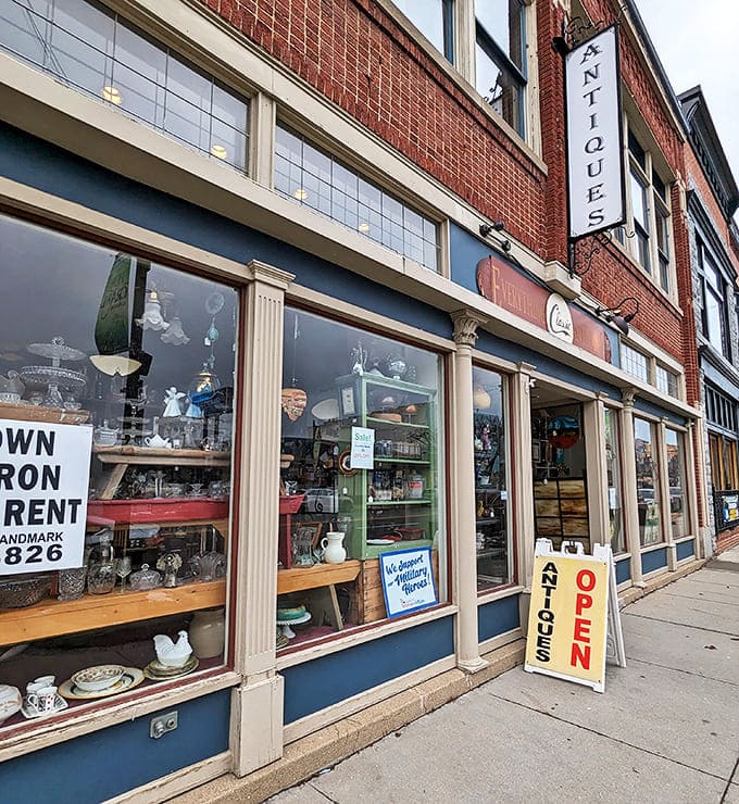 The brick fa&ccedil;ade of Everything Classic Antiques stands like a time portal on Huron Avenue, windows offering tantalizing glimpses of treasures within.