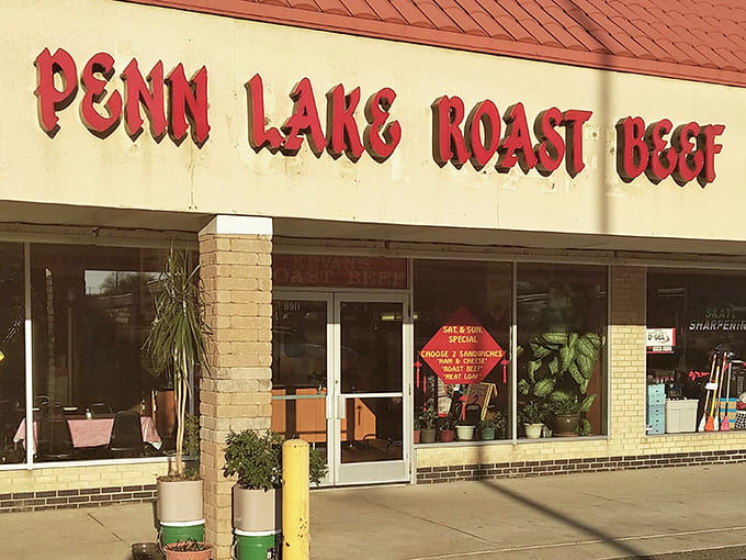 The unassuming exterior hides one of Bloomington's best-kept culinary secrets, where roast beef meets egg roll magic.