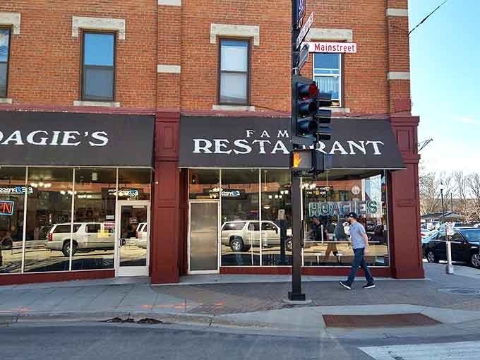 That classic corner location on Mainstreet where countless perfect breakfasts have launched countless perfect days since this beloved spot opened its doors.