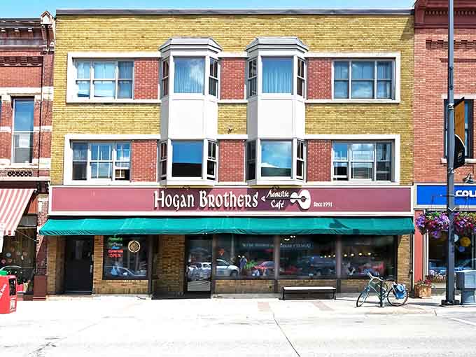 The cheerful yellow and brick exterior of Hogan Brothers might look modest, but inside awaits sandwich greatness that's converted countless visitors into devoted regulars.