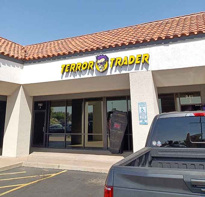 The unassuming exterior hides a treasure trove of terror that'll make your horror-loving heart skip several beats in excitement.