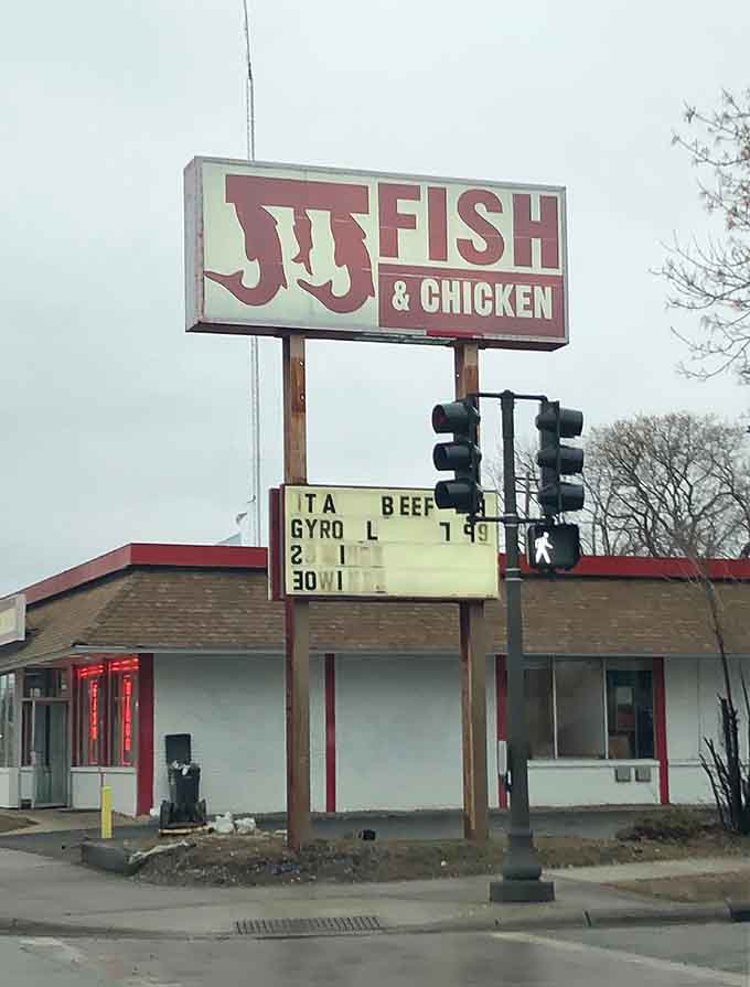 That vintage sign has been beckoning hungry St. Paul residents for years, promising exactly what it delivers without any fancy marketing speak needed.