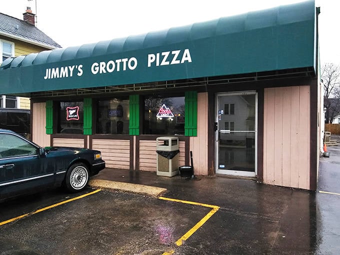 The unassuming green awning of Jimmy's Grotto hides a Wisconsin culinary treasure that's been drawing in hungry pilgrims for decades.