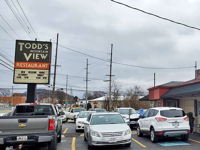 A symphony of clinking plates and laughter. This isn't just a meal, it's a community gathering where strangers become friends over forkfuls of comfort.