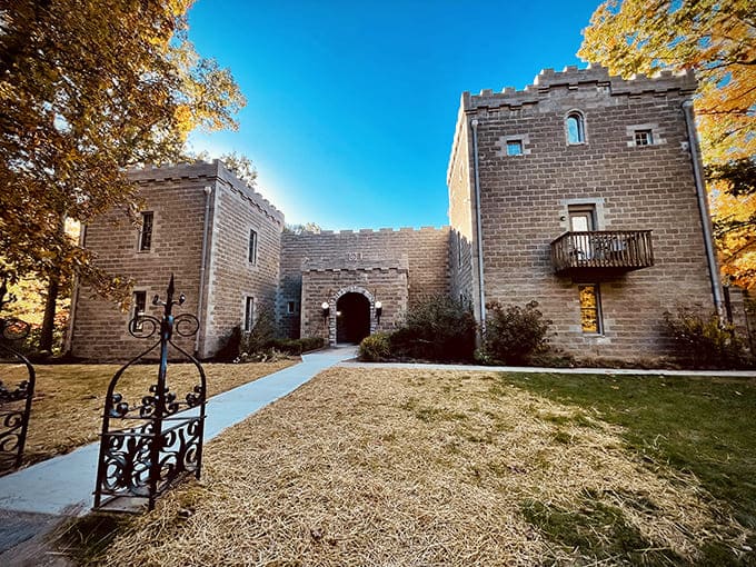 Stone walls and crenellated towers rise from the Ohio forest like a medieval mirage &ndash; Ravenwood Castle stands ready for your adventure.