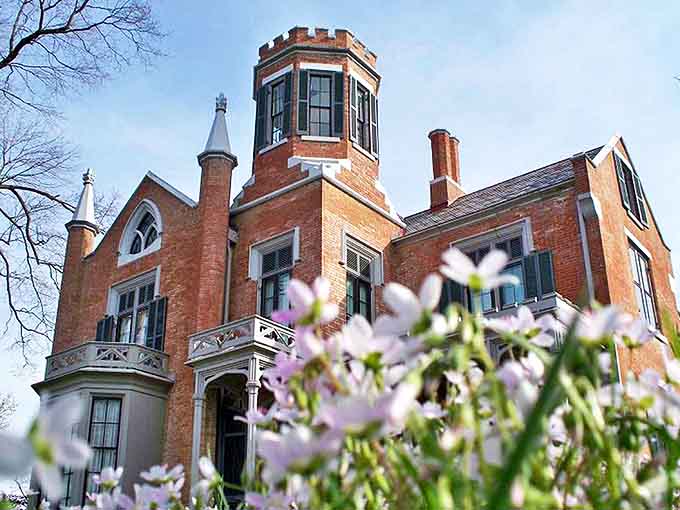 A magnificent brick sentinel standing proud since 1855, The Castle's Gothic Revival architecture whispers tales of Victorian grandeur to anyone who approaches.