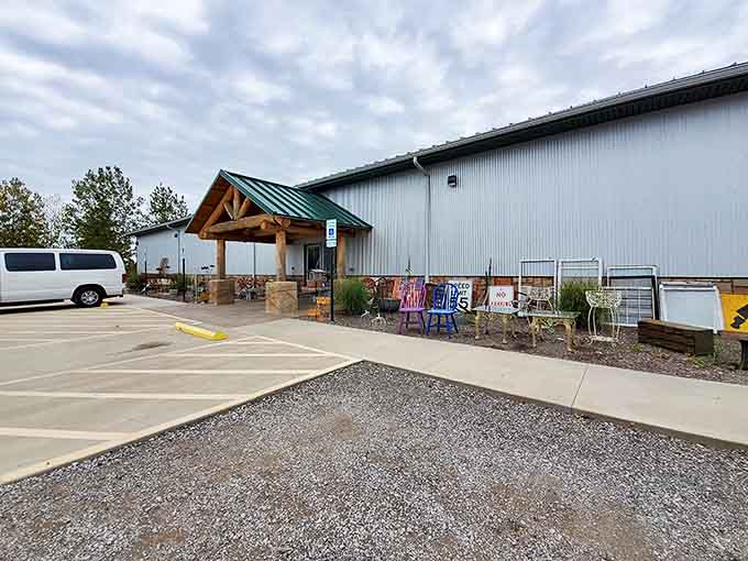 The unassuming exterior of The Chirping Frog belies the wonderland of treasures within &ndash; like finding Narnia in a metal building.