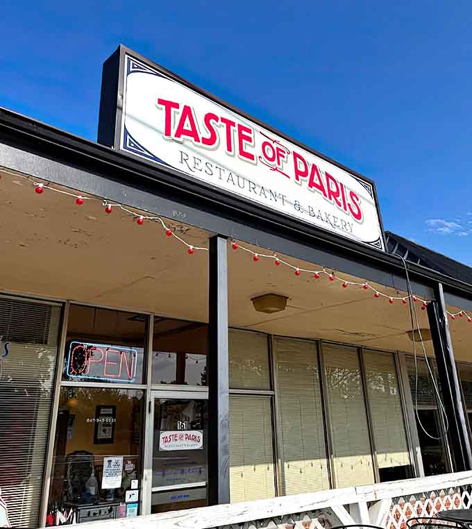 That unassuming storefront holds the kind of magic that makes you want to cancel all your plans and spend the day eating pastries.