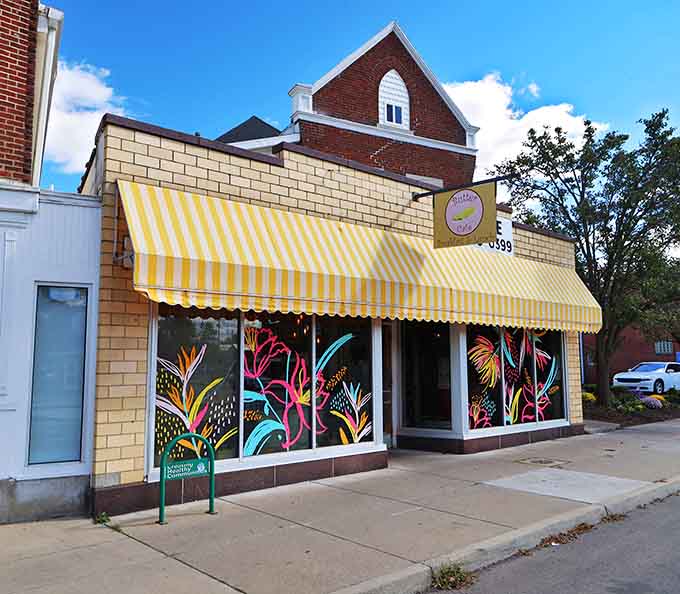 That yellow awning is basically a beacon of breakfast happiness calling you home to Dayton's sweetest spot.