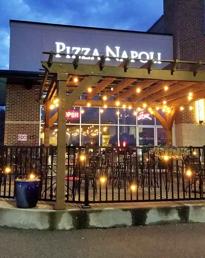 That welcoming glow says "come in, we've got lasagna pizza waiting," and honestly, what more could you want from life?