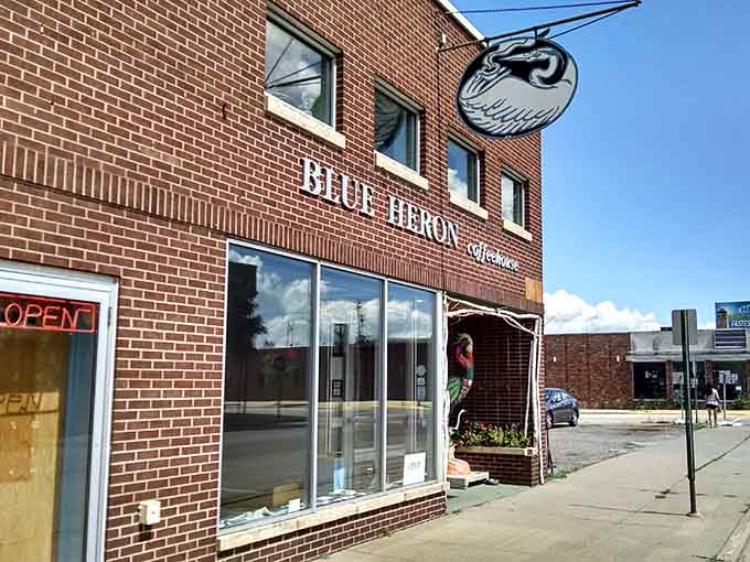 That unassuming brick exterior hides one of Minnesota's best-kept culinary secrets, proving you can't judge a coffeehouse by its facade.