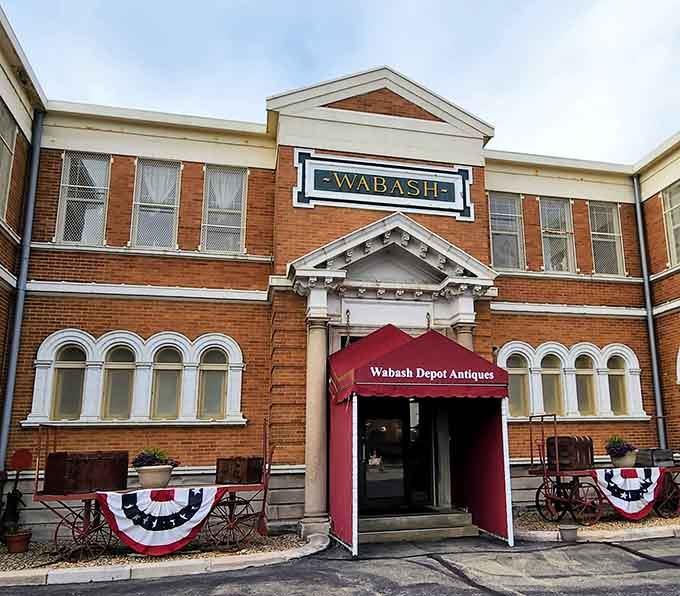 This historic train depot turned antique paradise proves that the best treasures often arrive by rail, even if they're no longer moving.