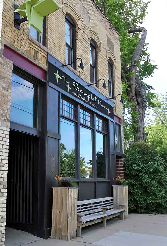 That sleek storefront with the tin ceiling awning practically whispers "something special happens here" to anyone walking by in Northeast Minneapolis.