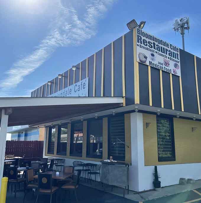 The exterior promises breakfast and lunch, but inside awaits some of the best tacos in America.