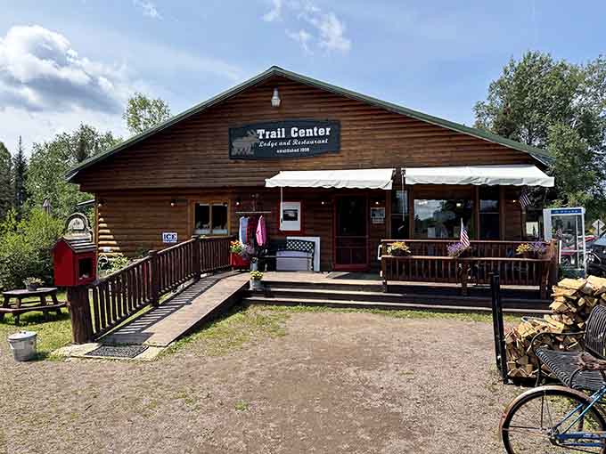 The rustic exterior welcomes you like an old friend, promising good food and even better company inside.