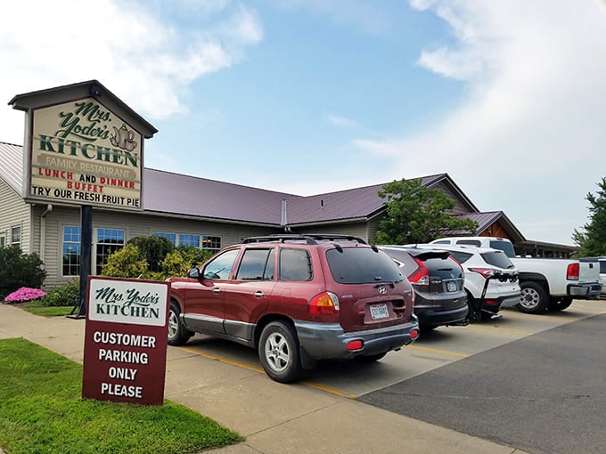 The unassuming exterior hides a pie paradise that's been making Ohioans weak in the knees for years, one cream-filled slice at a time.