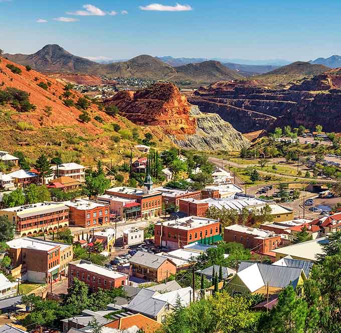 Bisbee clings to the Mule Mountains like a colorful postcard that refused to fade, proving Arizona has more tricks up its sleeve than just cacti and heat.
