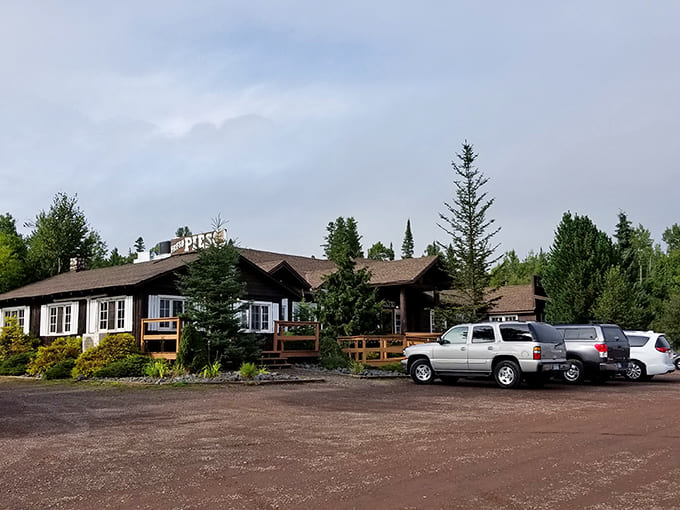 The Rustic Inn Cafe welcomes travelers with charm that rivals any five-star resort, minus the pretension and plus the parking.