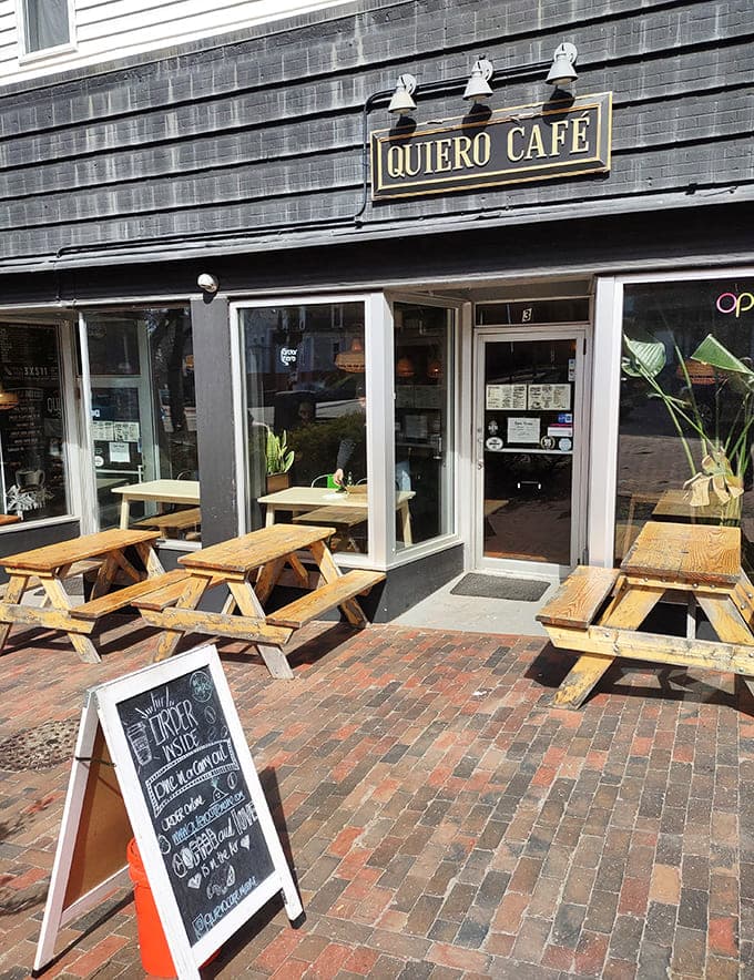 The unassuming exterior of Quiero Cafe hides a tropical treasure trove of flavor waiting just beyond those welcoming doors.