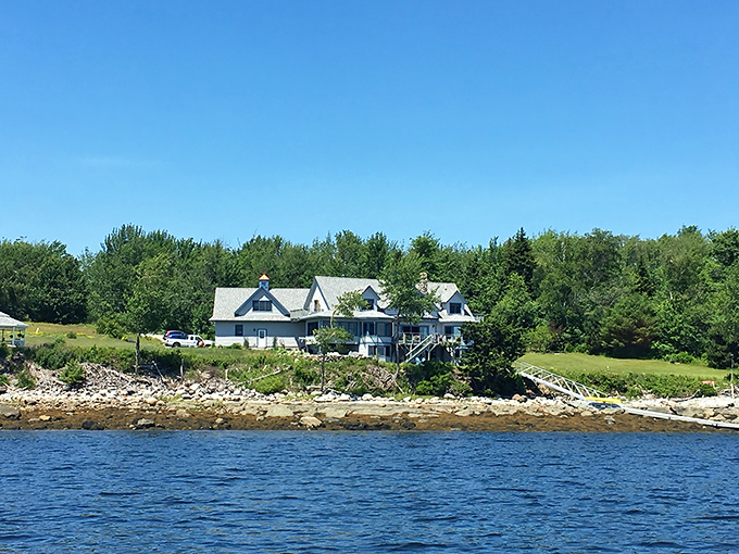 Coastal elegance at its finest &ndash; this waterfront property captures the essence of Maine's serene shoreline living.