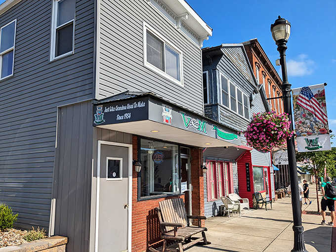 V&M Restaurant stands proudly on Bellville's main street, its modest facade hiding decades of culinary comfort and small-town charm.