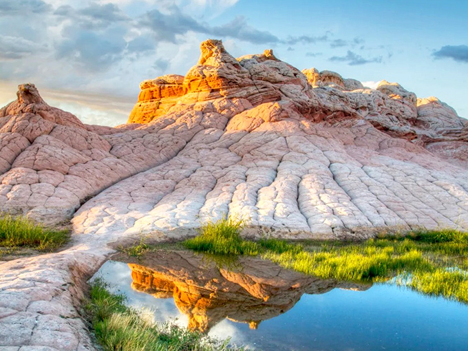Vermilion Cliffs National Monument: Nature's color palette gone wild, where sunset hues decided to become permanent residents in stone.