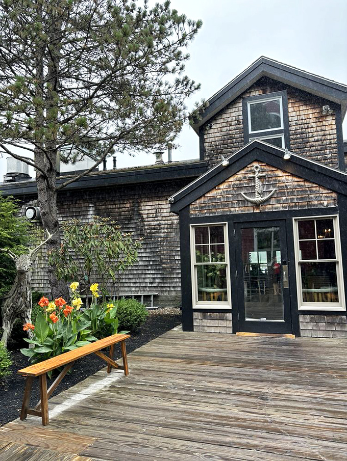 The weathered cedar shingles and nautical anchor emblem aren't just Maine clich&eacute;s&mdash;they're promises that seafood and authenticity await inside this unassuming treasure.