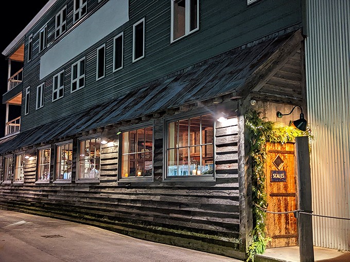 The weathered wooden exterior of Scales hides a culinary treasure &ndash; like finding a pearl in the most unassuming oyster shell.