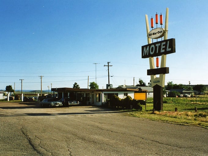 Welcome to the Bil-Mar-Den Motel, where time travel is as easy as checking in. This neon-lit beacon of nostalgia beckons road warriors to a slice of pure Americana.