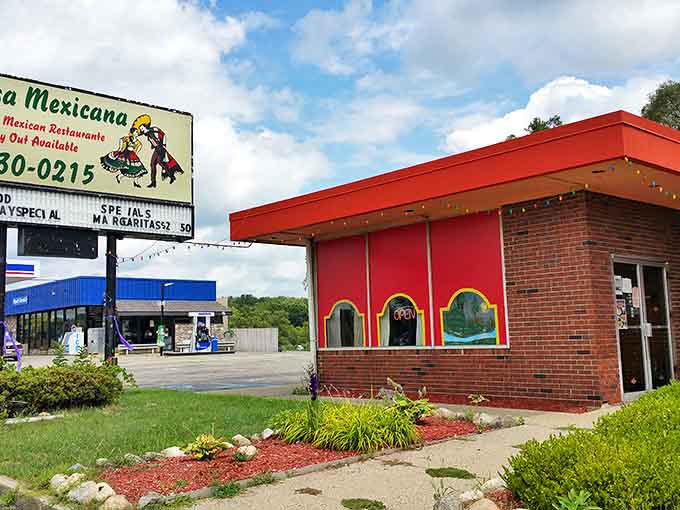 The Burritos At This Michigan Restaurant Are So Good, You'll Dream About Them For Weeks: This unassuming red building houses flavor bombs that will haunt your dreams in the best possible way.