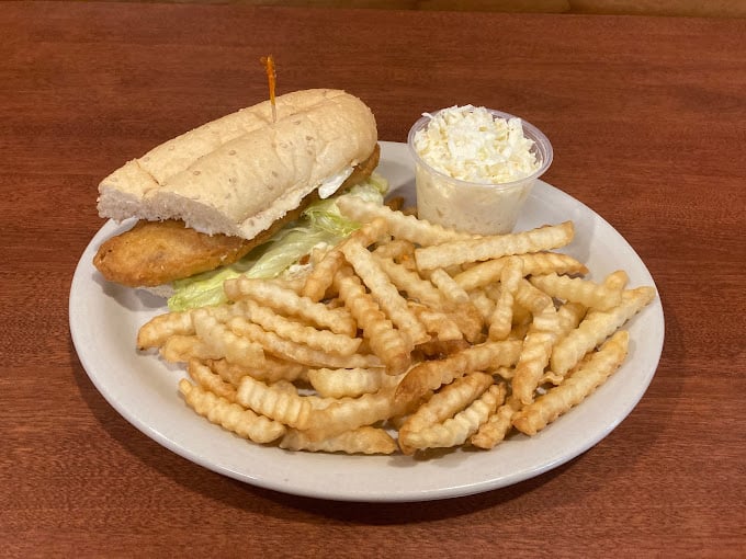 A sandwich so good it needs a permit, paired with fries that redefine crispy. It's a dynamic duo of deliciousness.