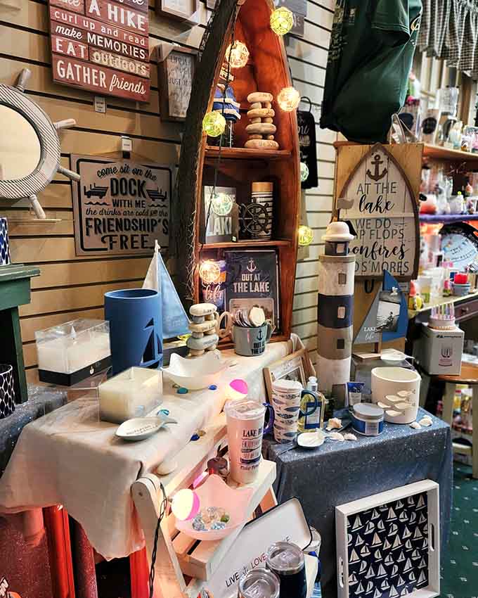Beyond candy, the shop offers charming gifts and local products, making it easy to find the perfect present for everyone.