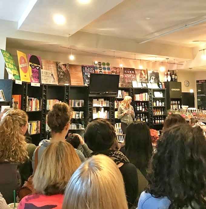 Author events transform The BookCellar from bookstore to community gathering space, where ideas flow as freely as the coffee.