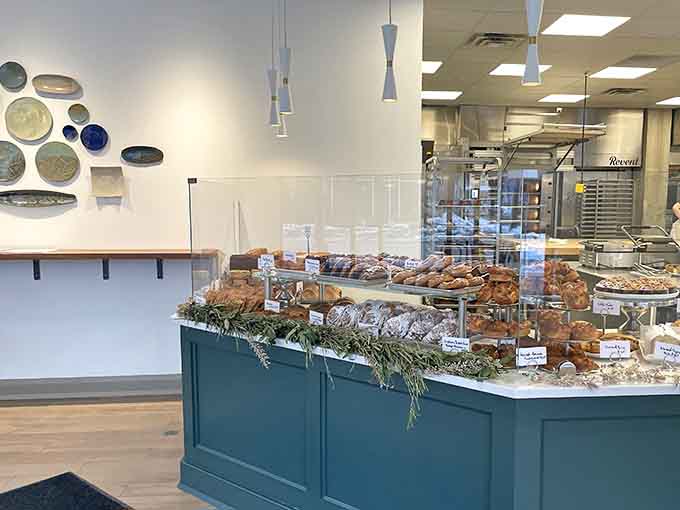 The pastry case that launched a thousand cravings, each item more tempting than the last in this edible art gallery.