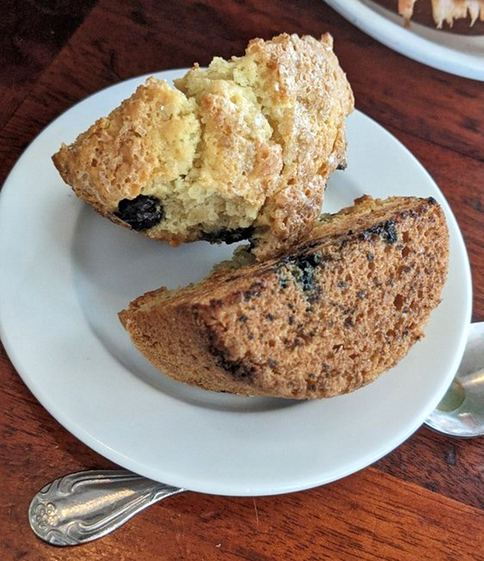 Not just any blueberry muffin &ndash; this golden-topped beauty with Maine berries makes a compelling case for saving room for dessert after breakfast.