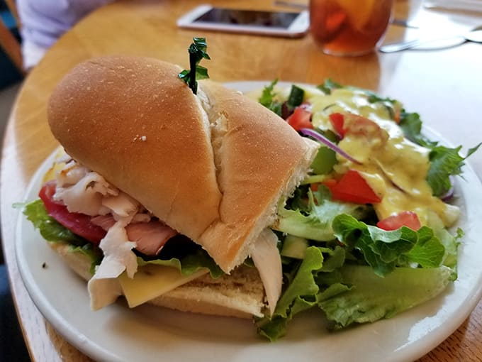 That chicken sandwich looks innocent enough, but it's just the opening act before the real star takes the stage.