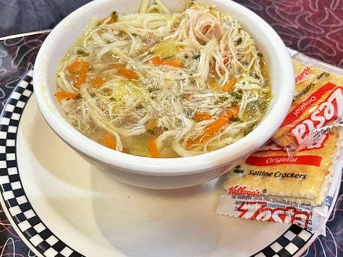 Homemade chicken noodle soup that could cure anything from colds to heartbreak. Grandma's recipe has met its match.